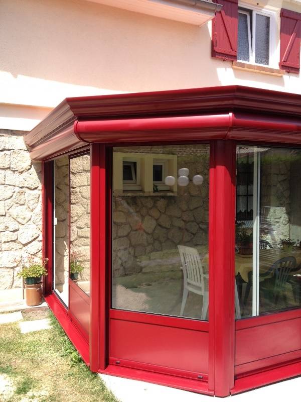 Véranda Rideau posée sur St Etienne du Rouvray 76800 en seine maritime ...