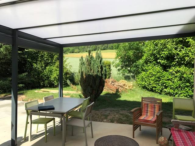 Véranda Rideau ELEGANZ - Vente et pose menuiserie alu, bois, PVC Elbeuf ...