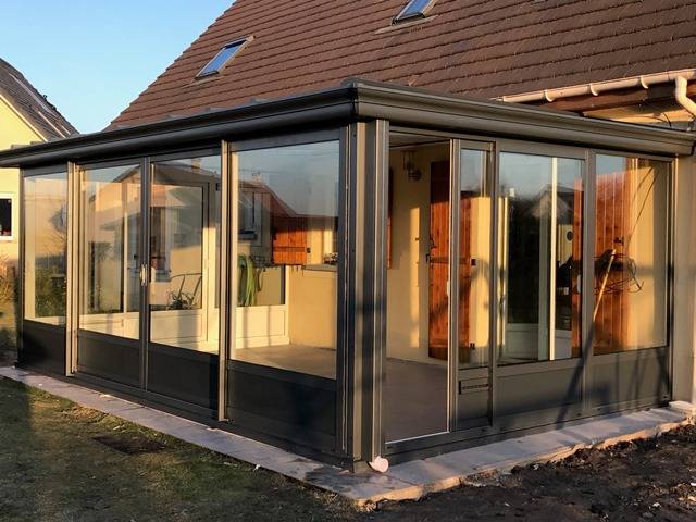 Pose d'une Véranda Rideau dans l'eure 27 - Vente et pose menuiserie alu ...